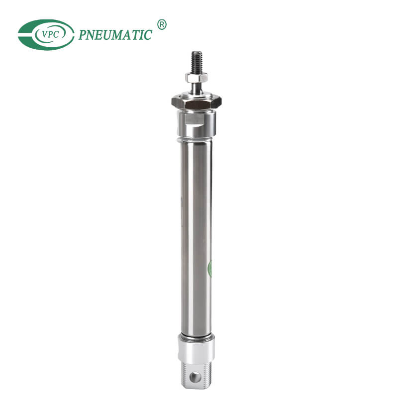 MAC Series Stainless Steel Mini Cylinder, Double Acting with Cushion ...