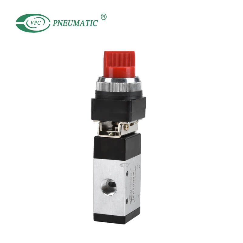 M322 Series Mechanical Valve, 2 Position 3 Port, Selector Button - Buy pneumatic mechanical ...